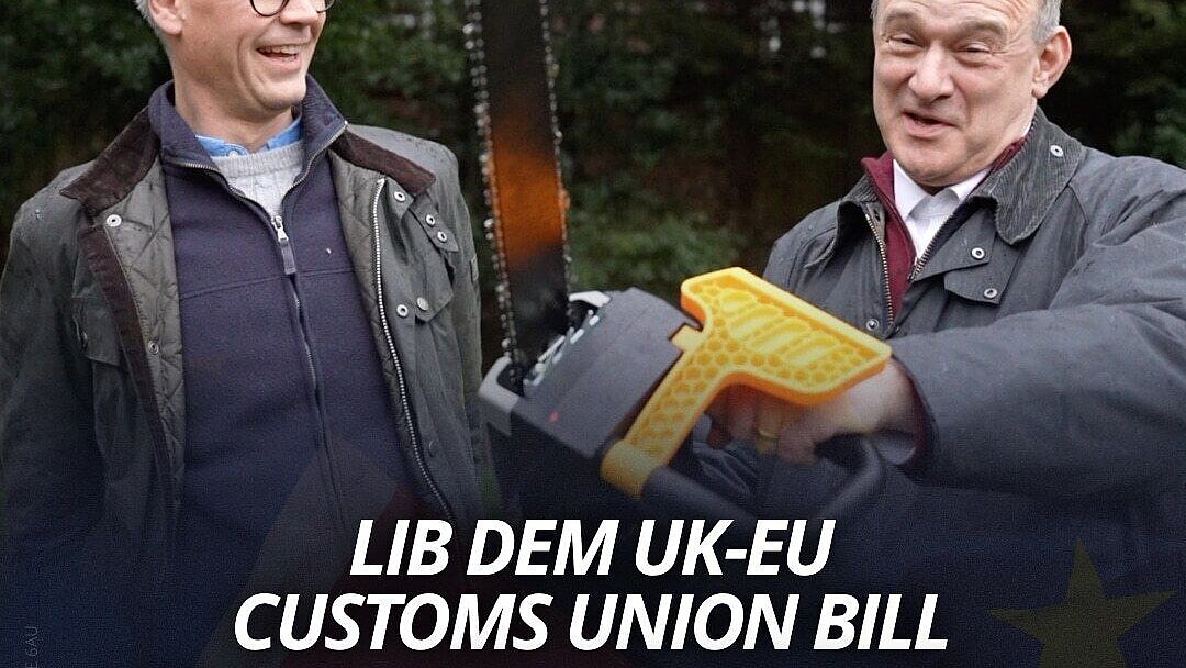 Lib Dem Bill to get a better trade deal through a UK-EU customs union ...